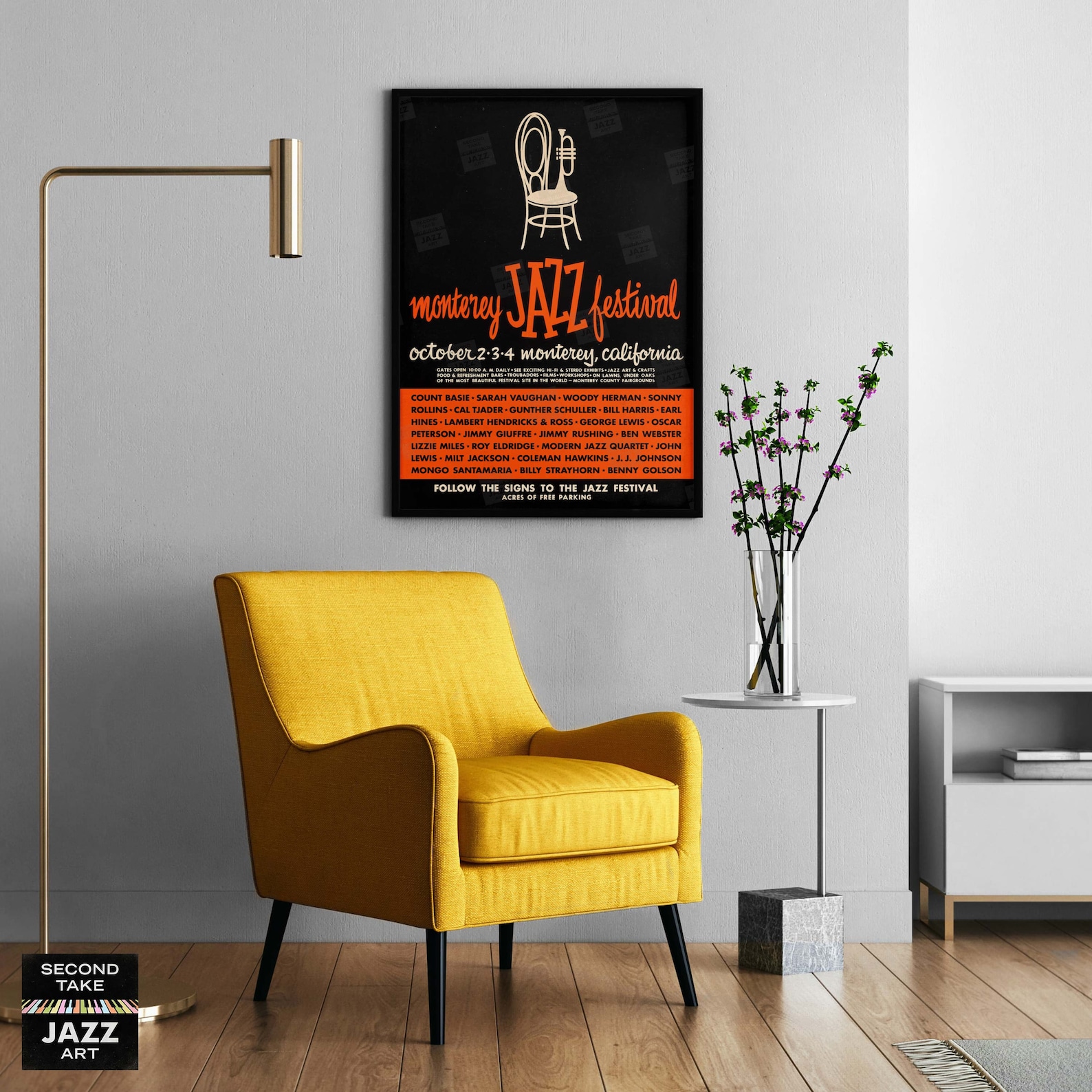1959 Monterey Jazz Festival Jazz Poster - Monterey, California - Etsy ...