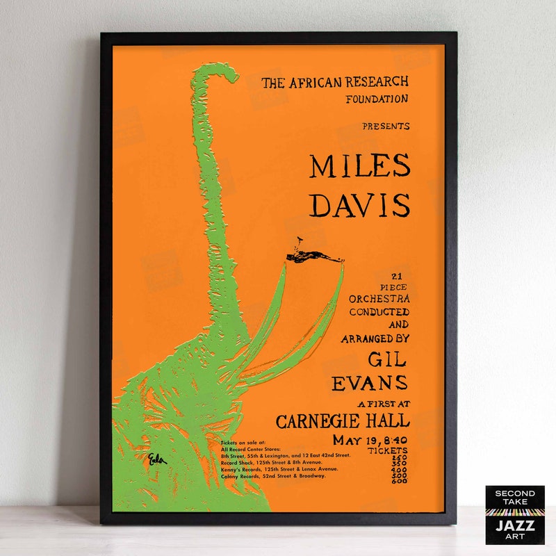 Miles Davis Poster - Etsy