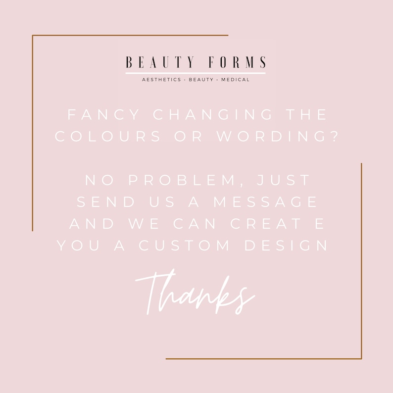 Medical History Form - Download & Print - Client Record Appointment Spa ...