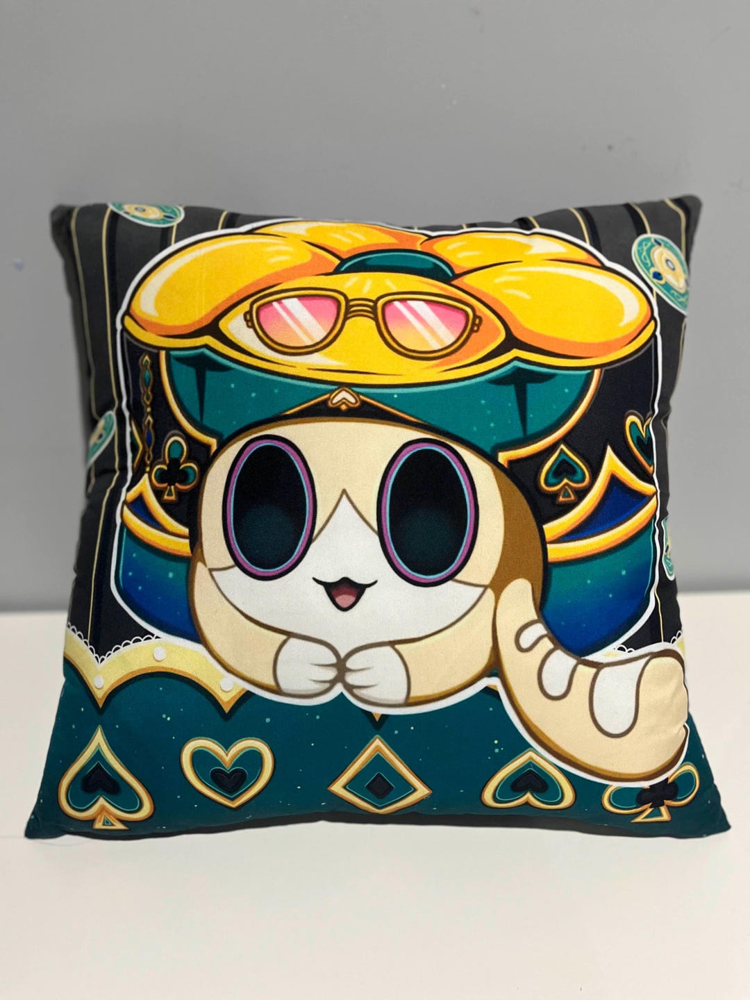 HSR Honkai Star Rail Aventurine Cat Cake Pillow COVER ONLY - Etsy