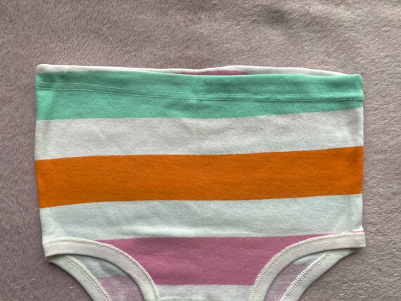Soviet Unused Girls Underwear Striped Retro Russian … Gem