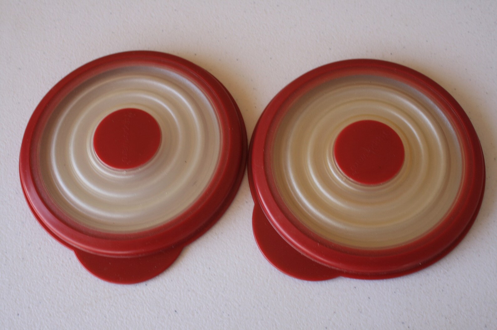 2 Tupperware Stuffables Round Replacement Lid 5394b Etsy