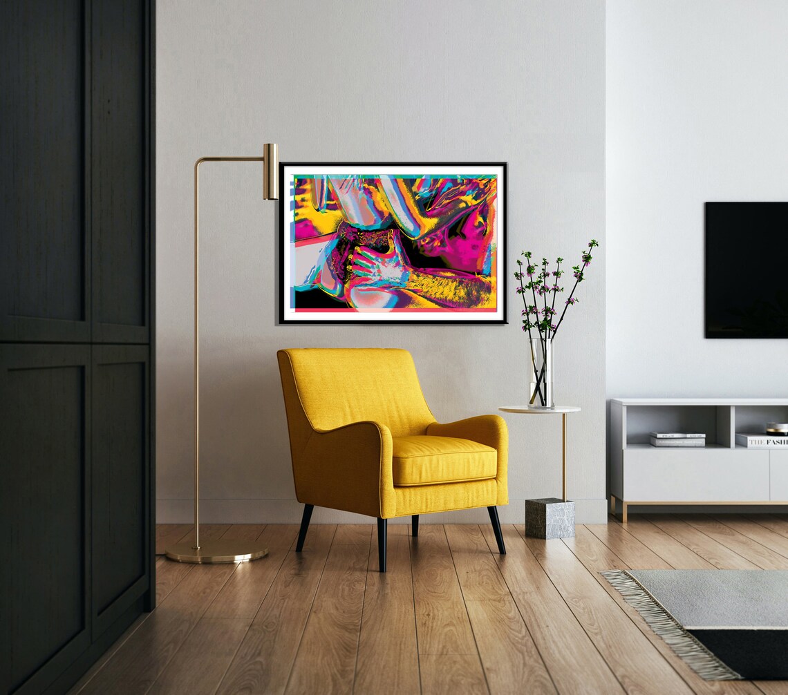 Couple Erotic Wall Art Sexual Art Bedroom Decor Erotica Etsy