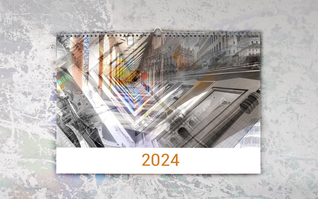 Wall Calendar Collages 2024 - Etsy