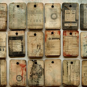 Distressed Labels Paper Collection - PDF Only, Papers, Torn, Distressed ...