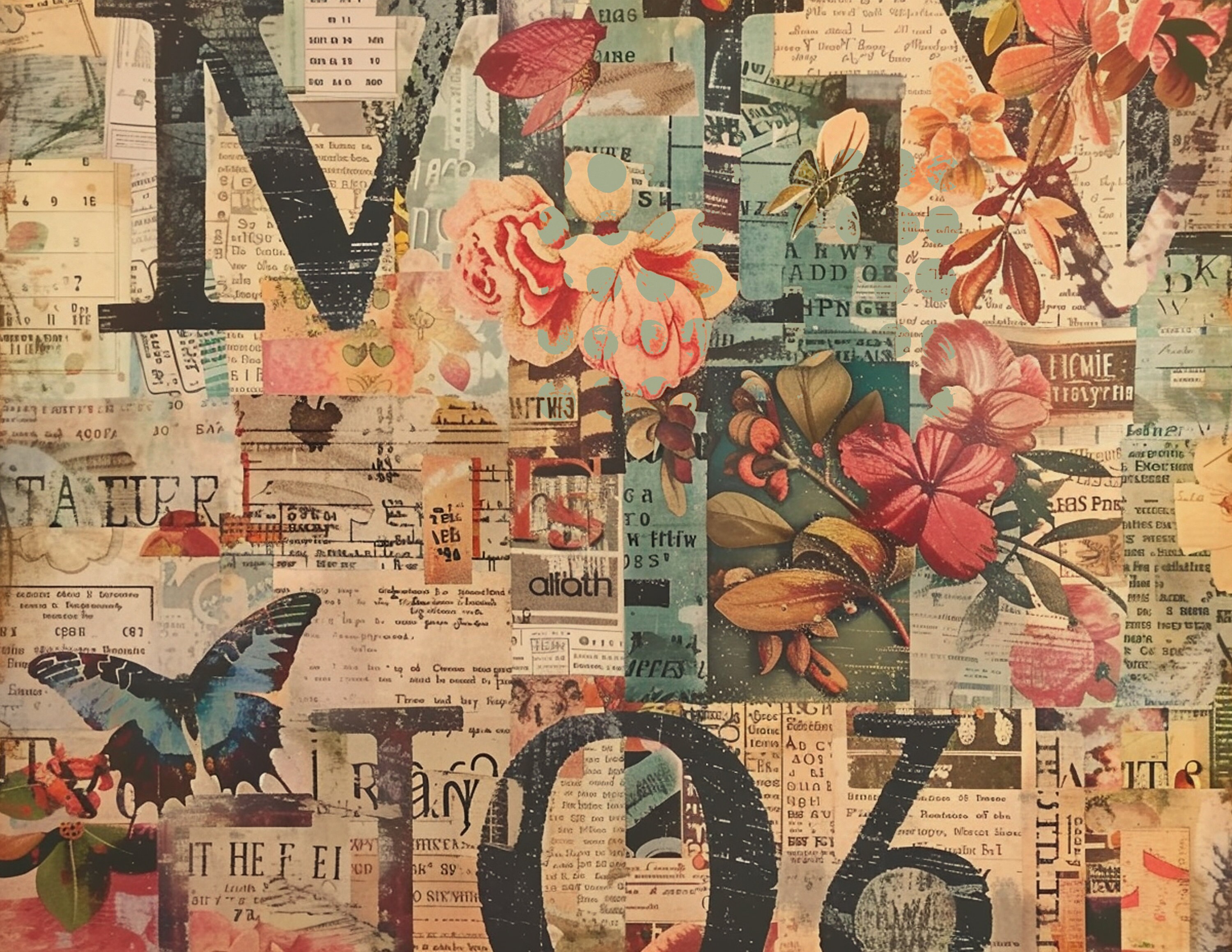 Letterscapes Paper Collection - PDF Only, Text, Letters, Shabby, Shapes ...