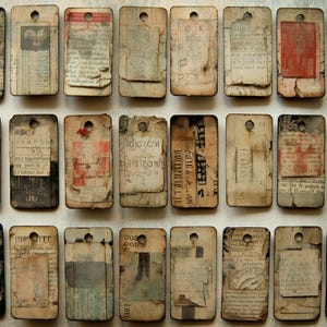 Distressed Labels Paper Collection - PDF Only, Papers, Torn, Distressed ...