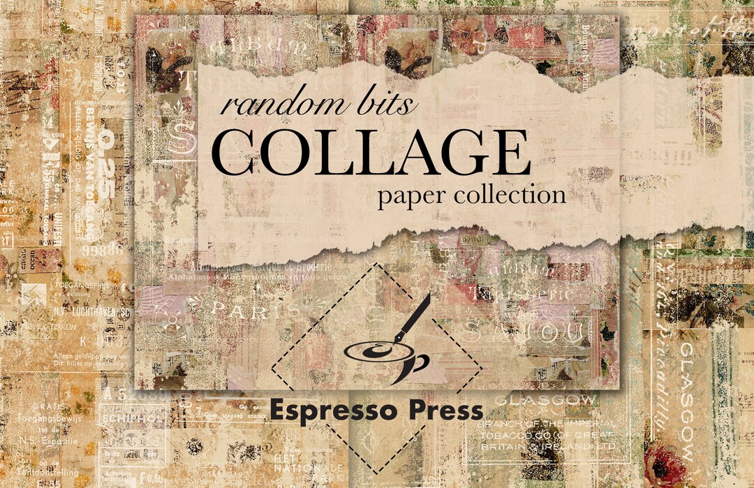 Random Bits Collage Paper Collection 2 Formats ZIP AND PDF Only ...