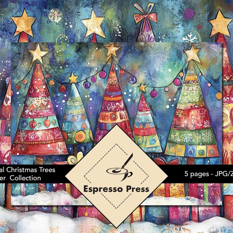 Whimsical Tree Art - Etsy