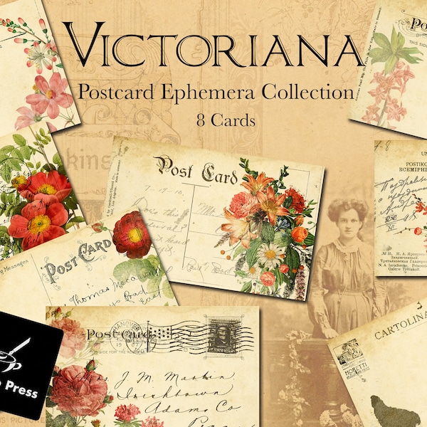 Victorian Postcards - Etsy