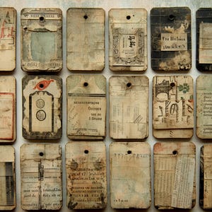 Distressed Labels Paper Collection - PDF Only, Papers, Torn, Distressed ...