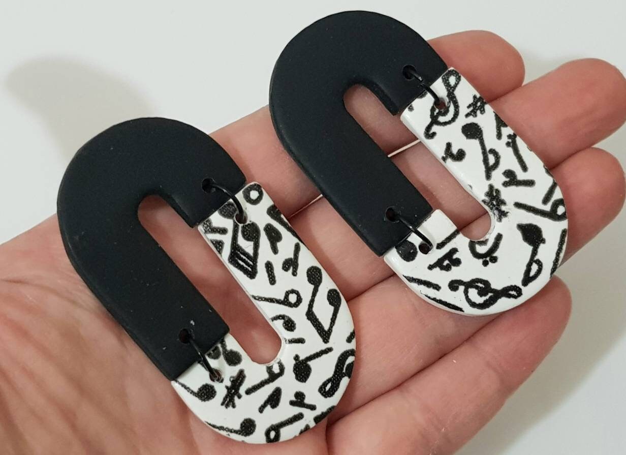 Musical Notes Earrings Music Earrings Music Accessories - Etsy UK