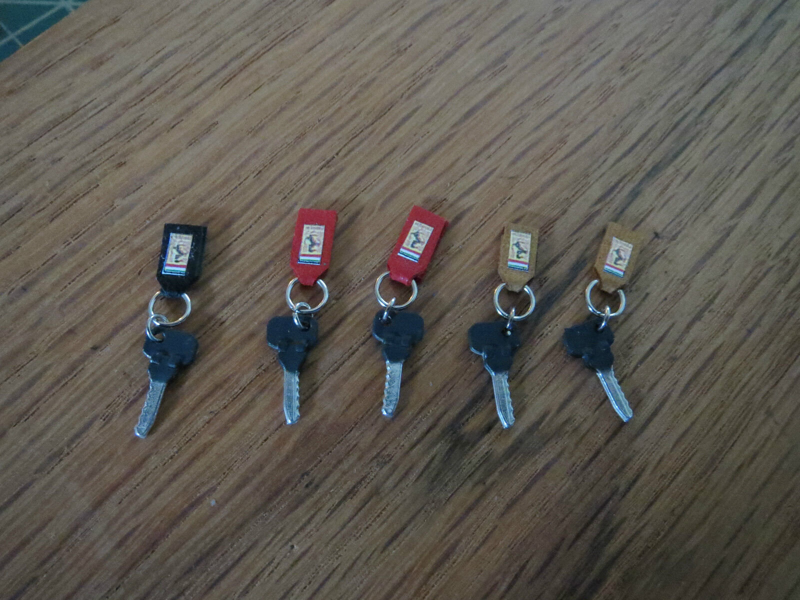 Pocher 1/8 Scale Ferrari F40 Metal Key Leather Keyfob Correct Upgrade ...