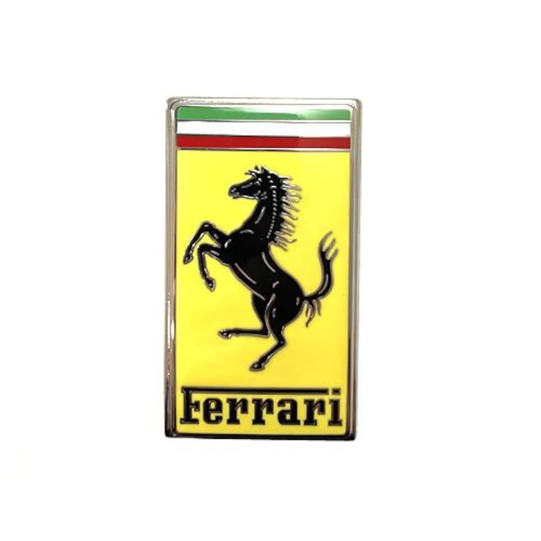 Ferrari "oem" Metal Nose Badge Emblem 328 308 348 Testarossa Mondial ...