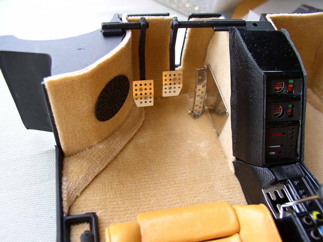 Pocher 1/8 Scale Ferrari Testarossa + F40 Metal Drilled Pedals Transkit ...