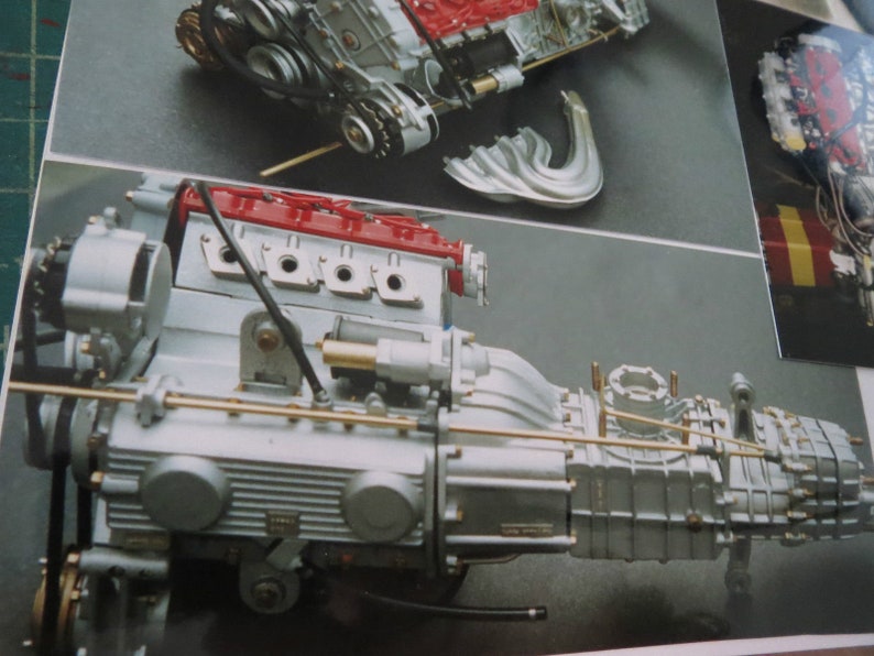 Pocher 1/8 Scale Ferrari F40 Full Engine Transkit Super Detail 400 Pcs ...