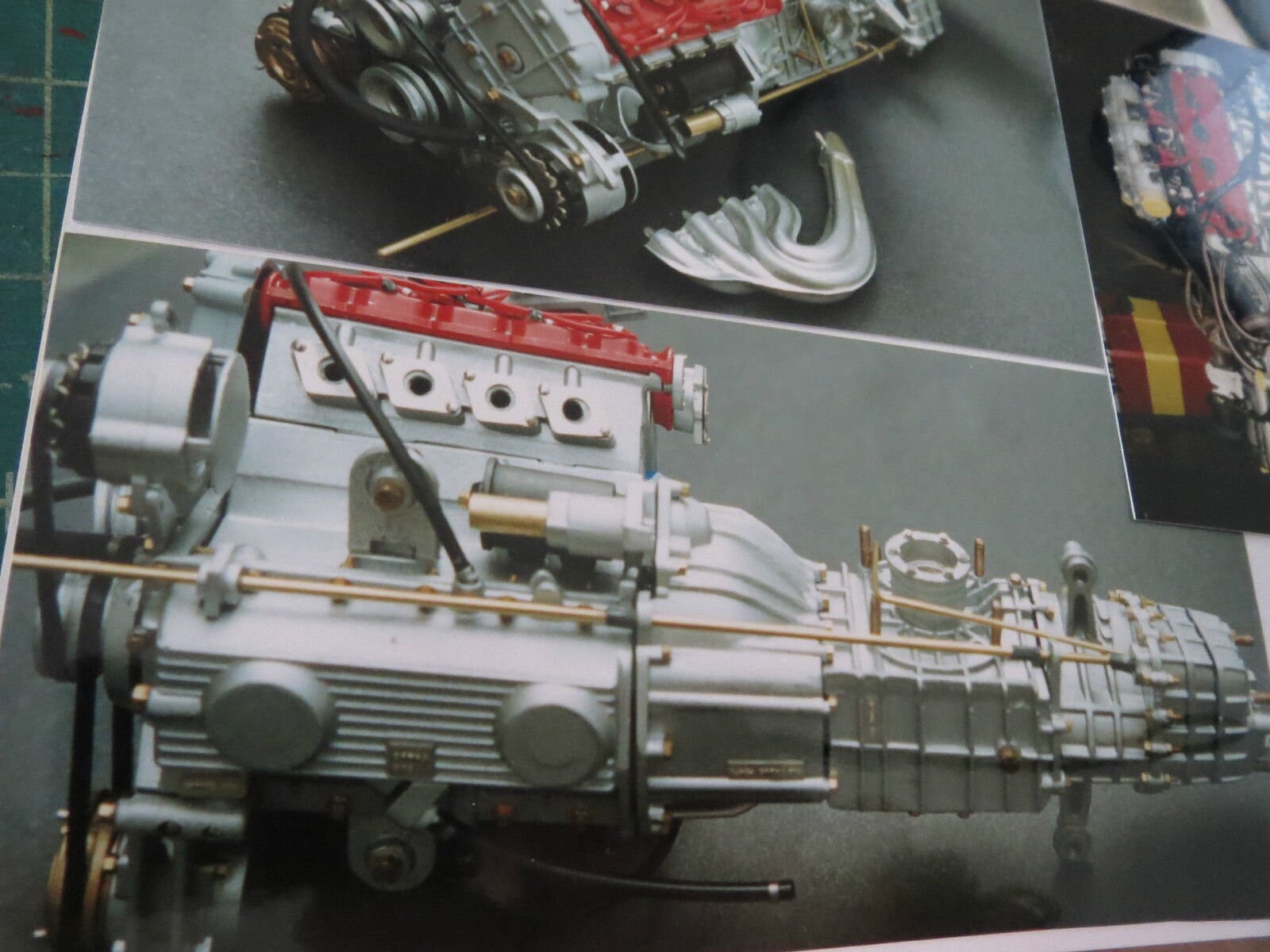 Pocher 1/8 Scale Ferrari F40 Full Engine Transkit Super Detail 400 Pcs ...