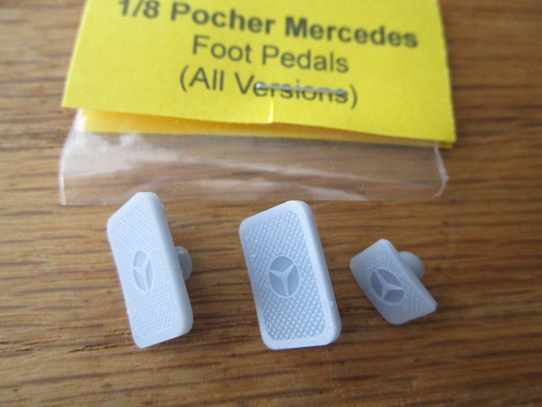 Pocher 1/8 Mercedes Benz Replacement Upgraded Foot Pedals All Models ...