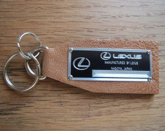 Leather Lexus Keychain - Etsy