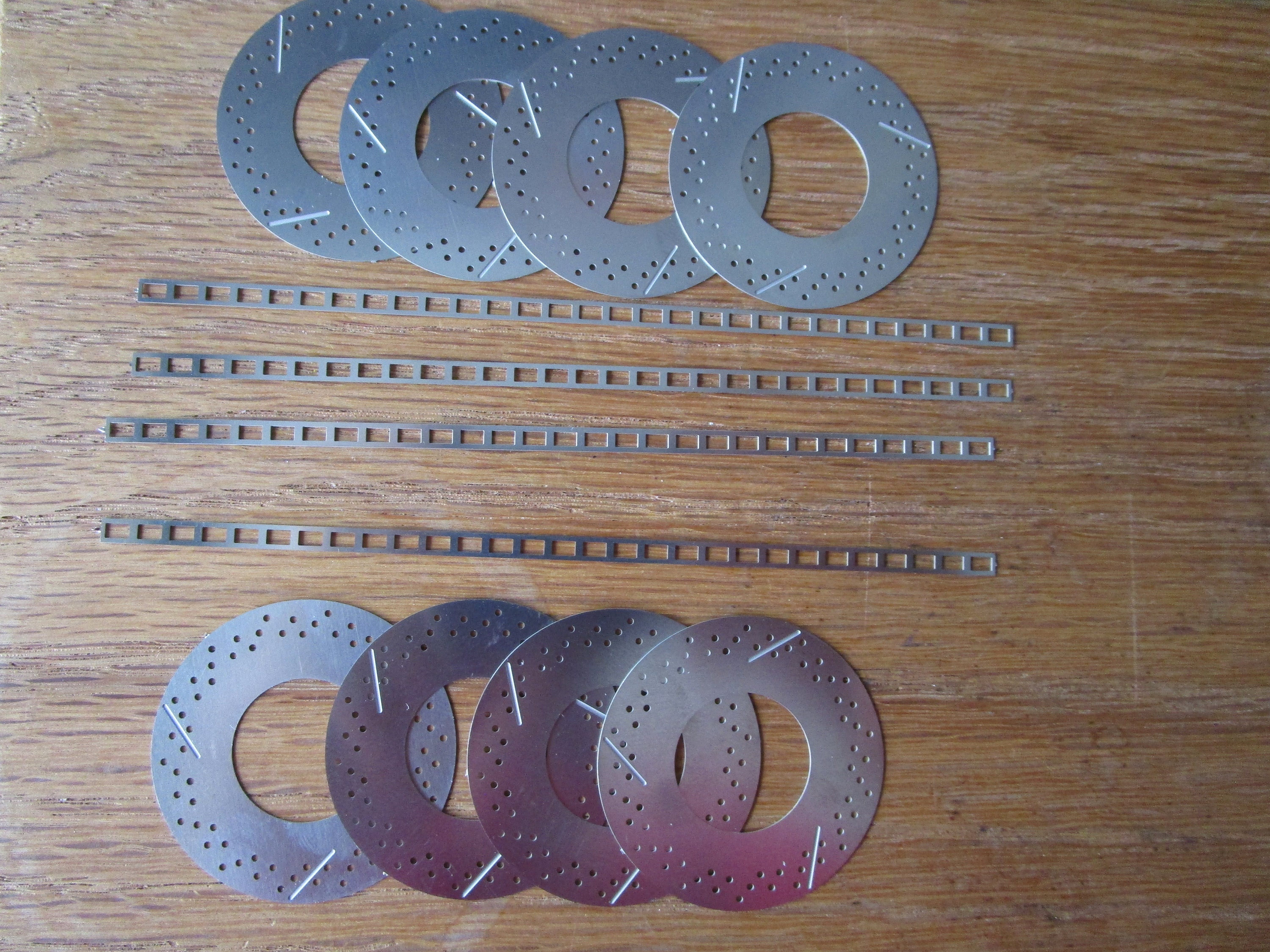 Pocher 1/8 Scale Ferrari F40 Testarossa Porsche Metal Drilled Rotors ...