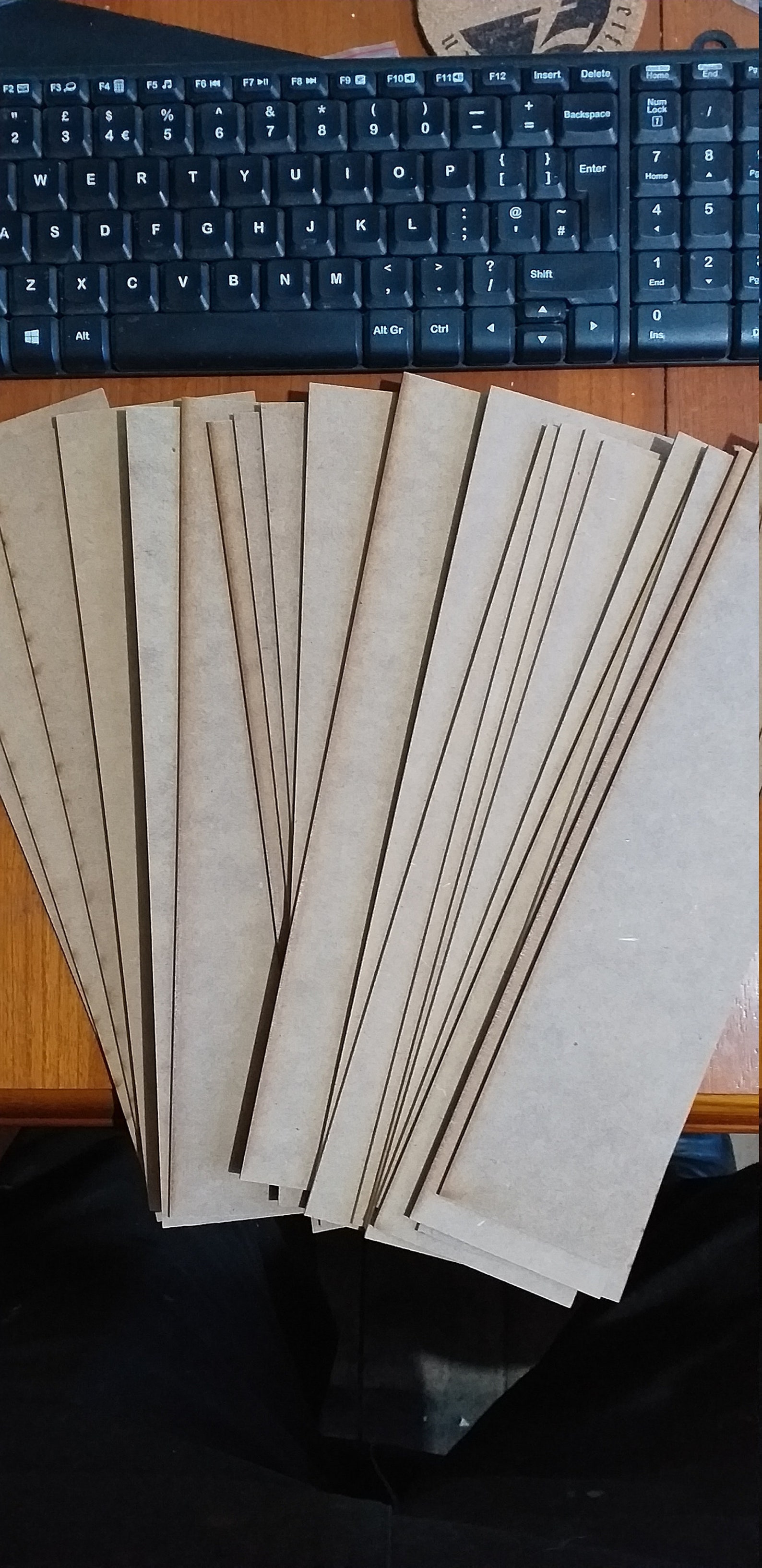 Strong MDF 2mm thick sheet 7cm x 30cm supplied in a Pack of | Etsy