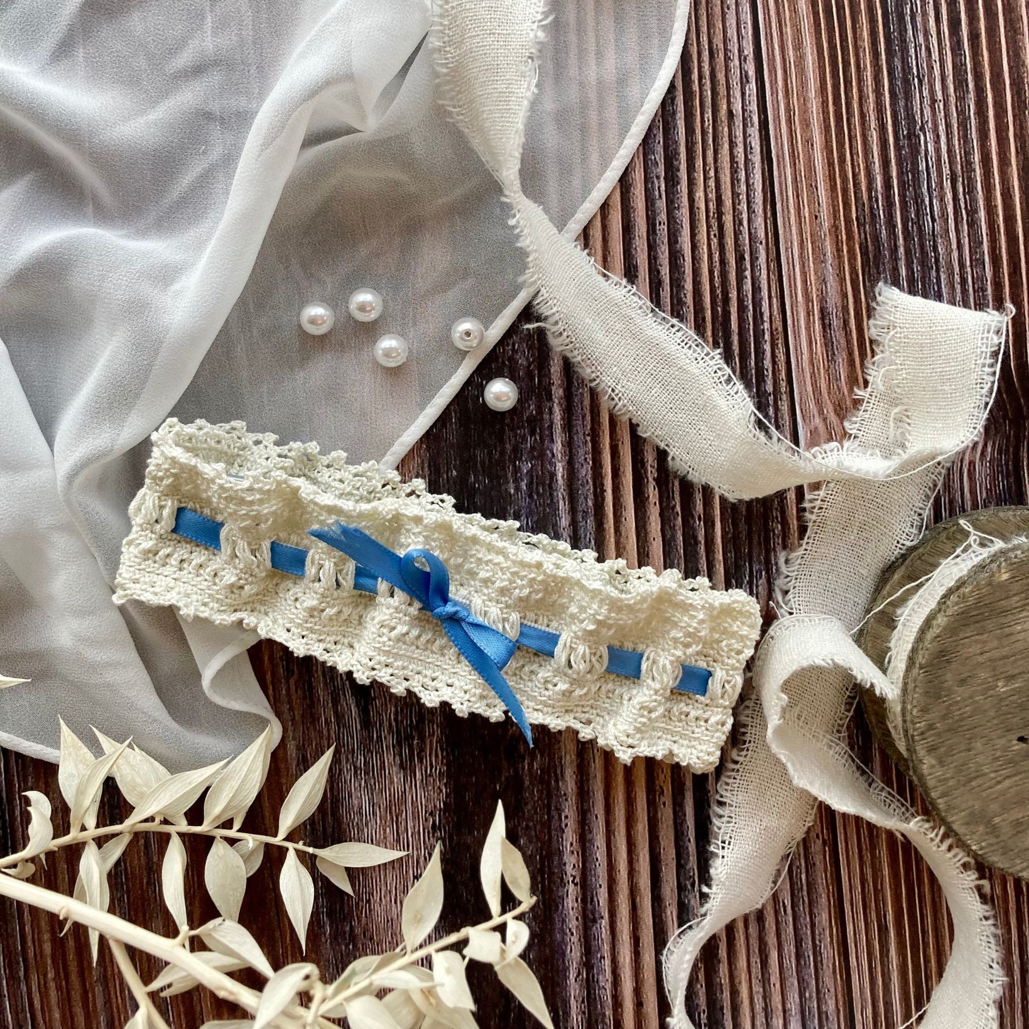 Crochet Pattern for Wedding Garter „willow“ - Etsy