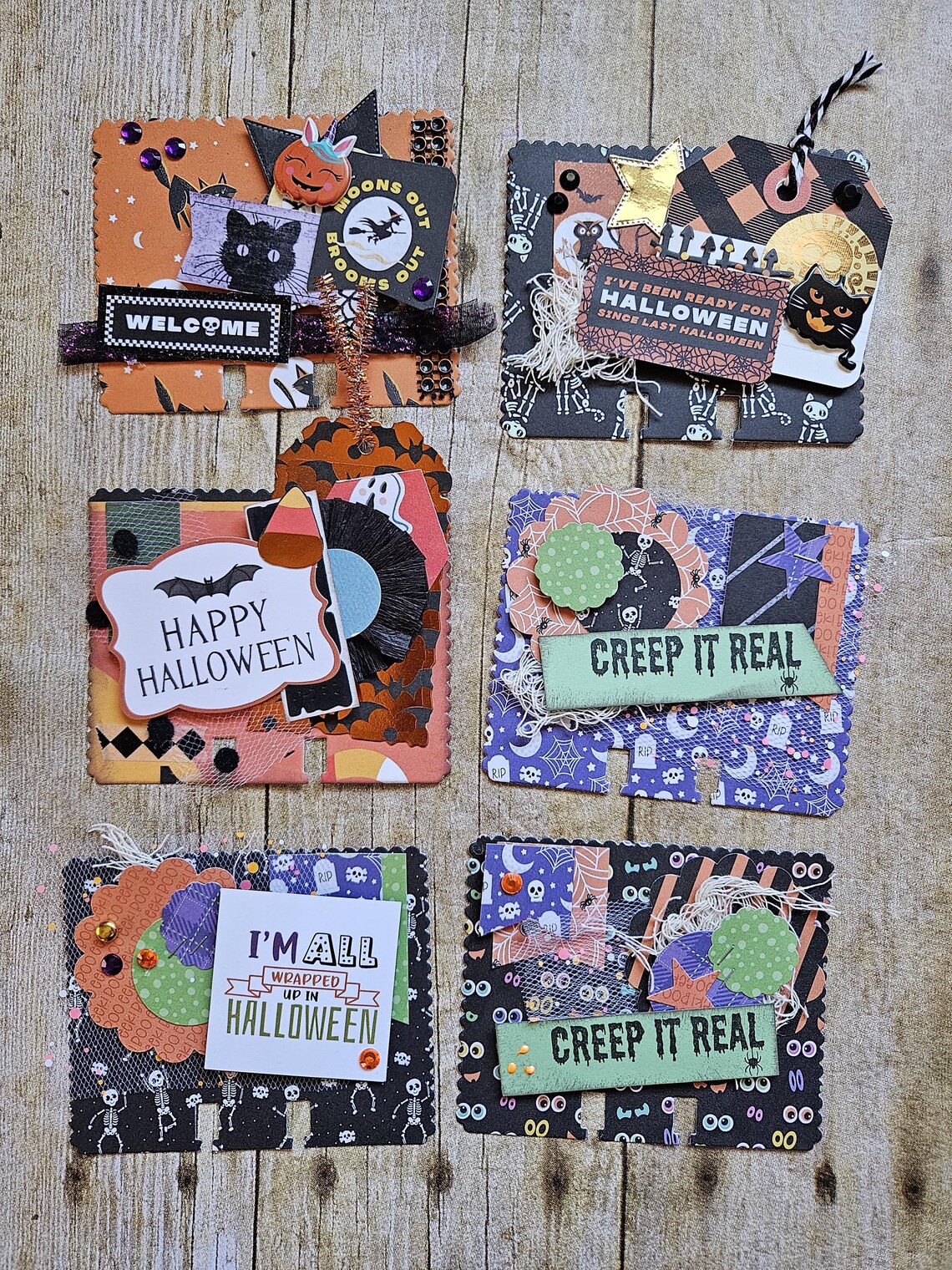 Halloween Memory Dex Cards - Etsy