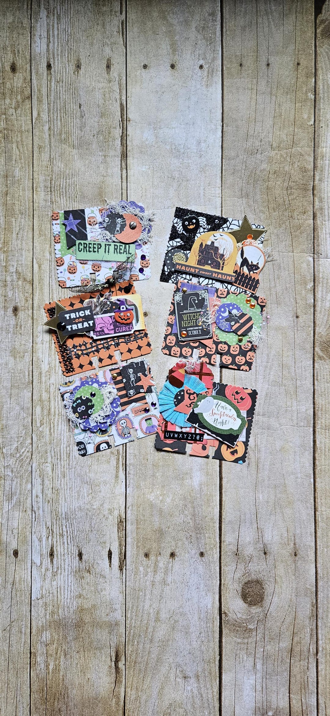 Halloween Memory Dex Cards (6) - Etsy