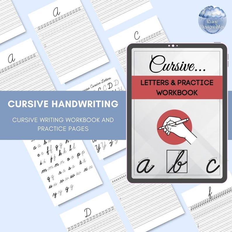 Cursive Learning Pages | Cursive Tracing | Cursive Handwriting Practice ...