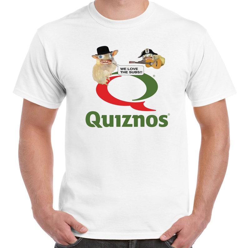 Quiznos T-shirt - Quiznos Dead Hamsters T-shirt - Defunct Sandwich ...