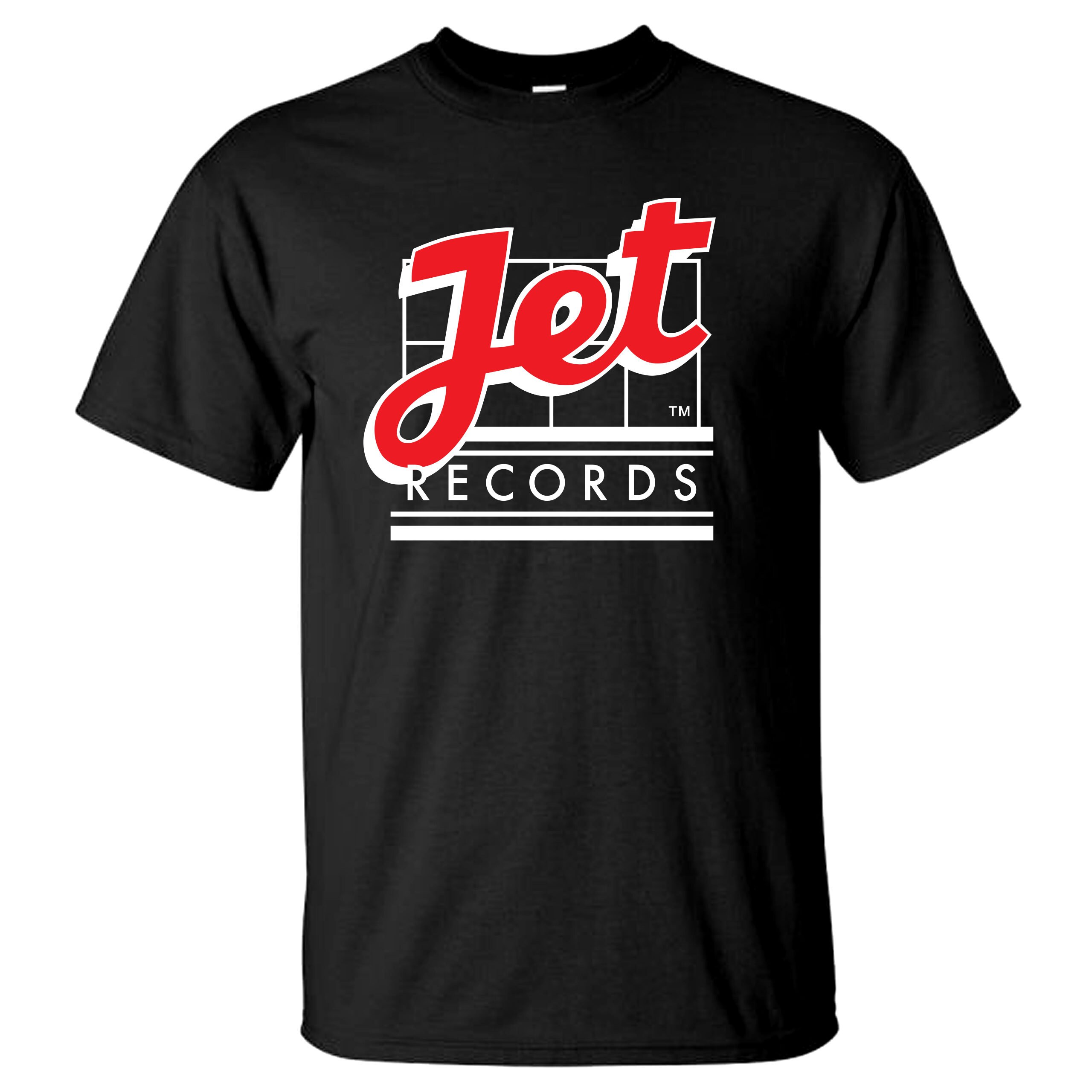 Jet Records Logo T-shirt - Defunct Record Label - 100% Cotton Gildan ...