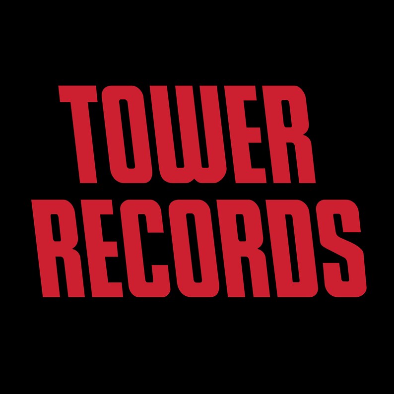 Tower Records Vintage Logo T-shirt - Defunct Record Store - 100% ...