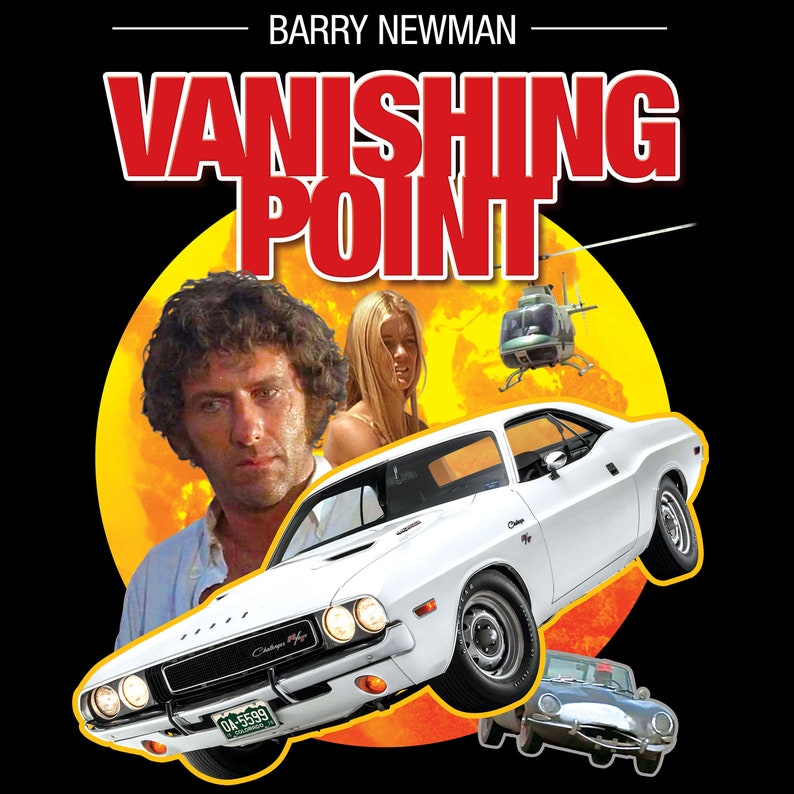 Vanishing Point T-shirt - Cult Classic Car Movie - 100% Preshrunk ...