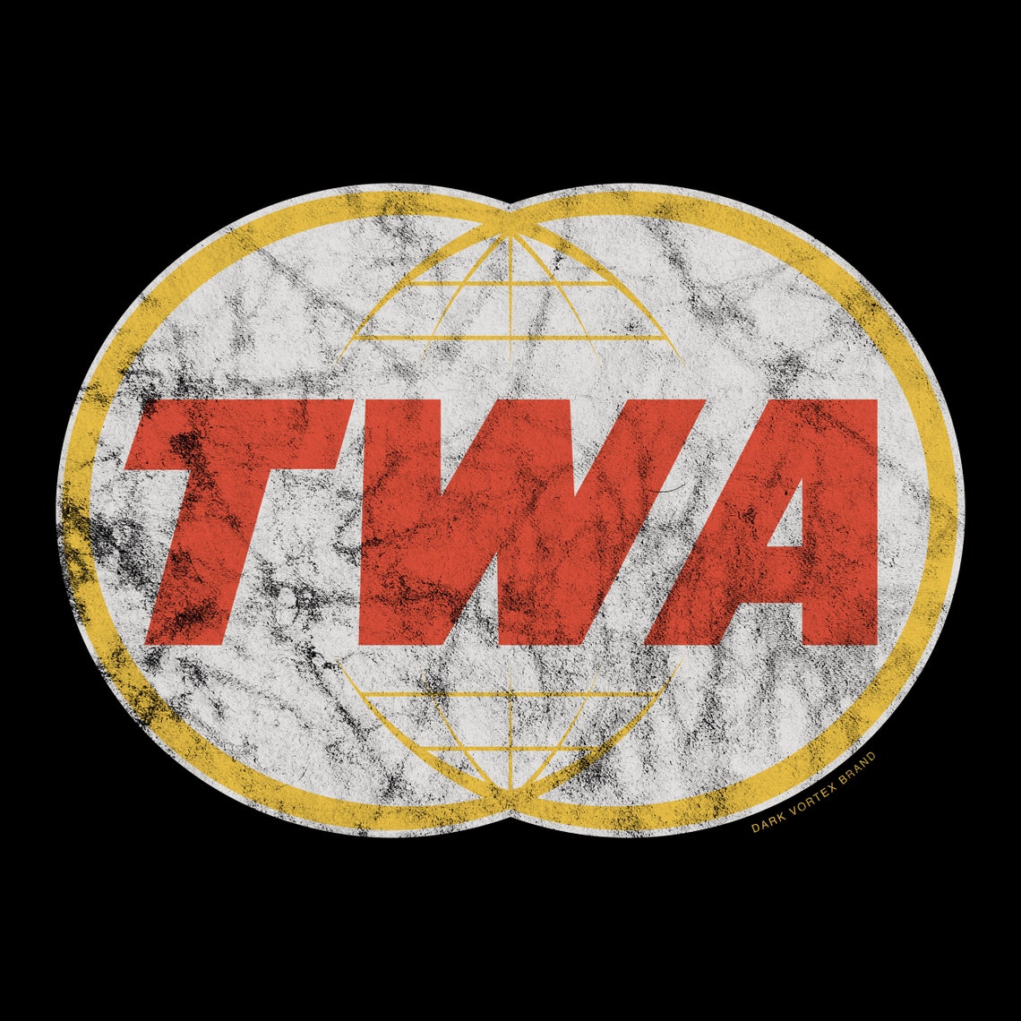 TWA Retro Logo T-Shirt Logo de la compagnie aérienne disparue T-shirt ...