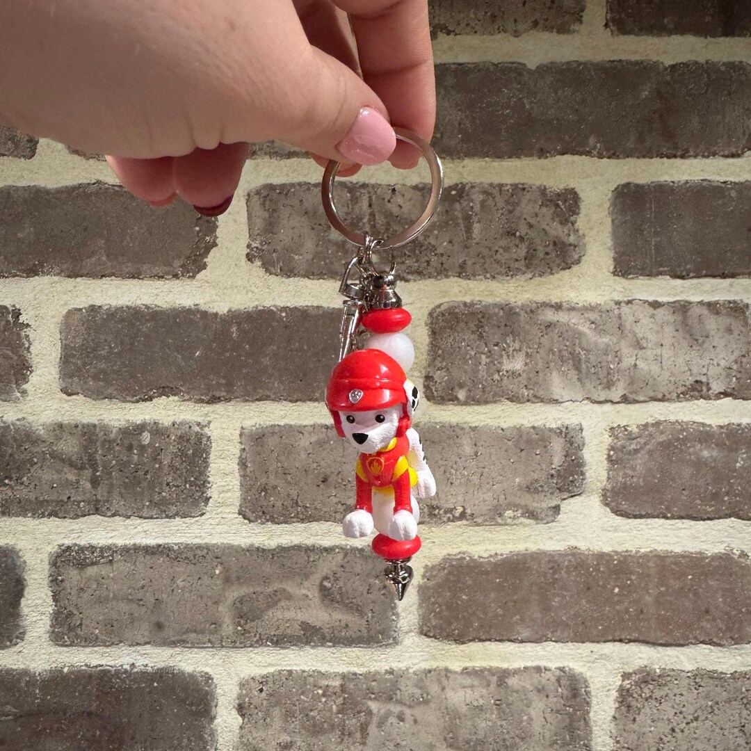 Paw Patrol Key Chain - Etsy