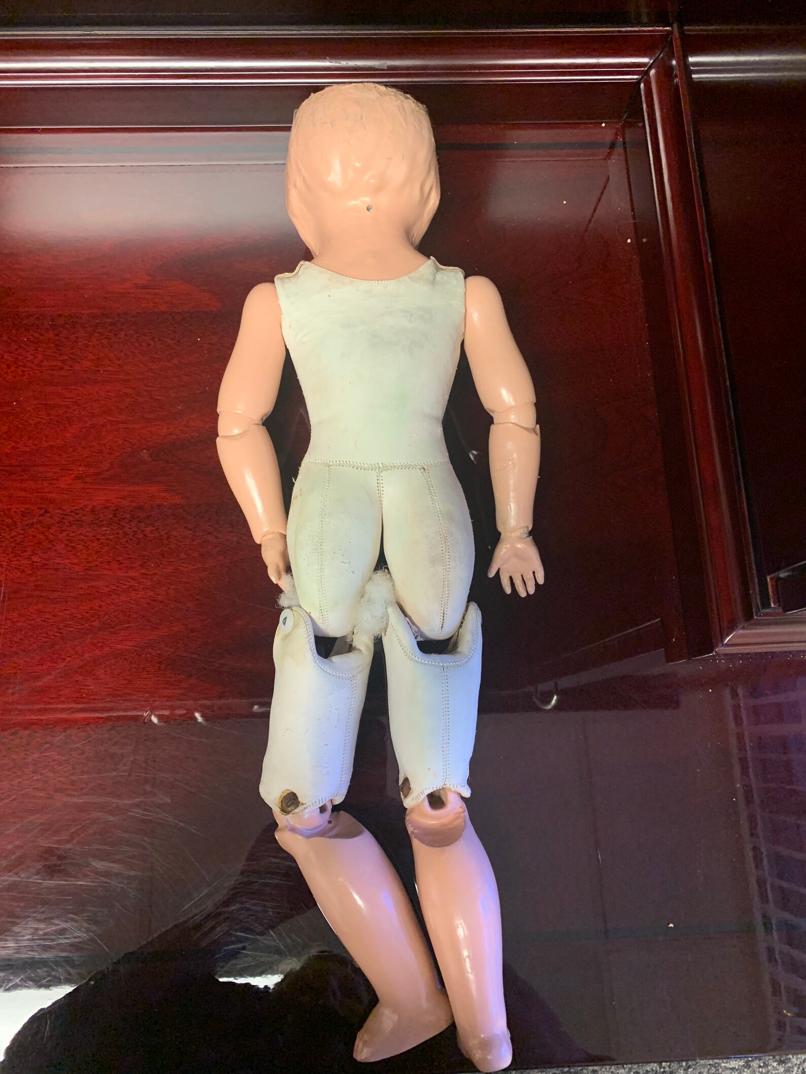 1919 Effanbee Mary Jane Doll on a German Kidelene Body With Composition ...