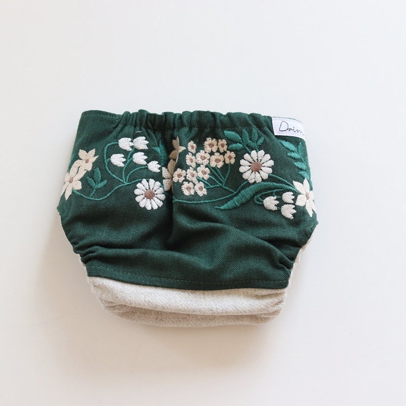 Drimi Wool Diaper Nappy Embroidery Flowers Wrap Cover Windel - Etsy