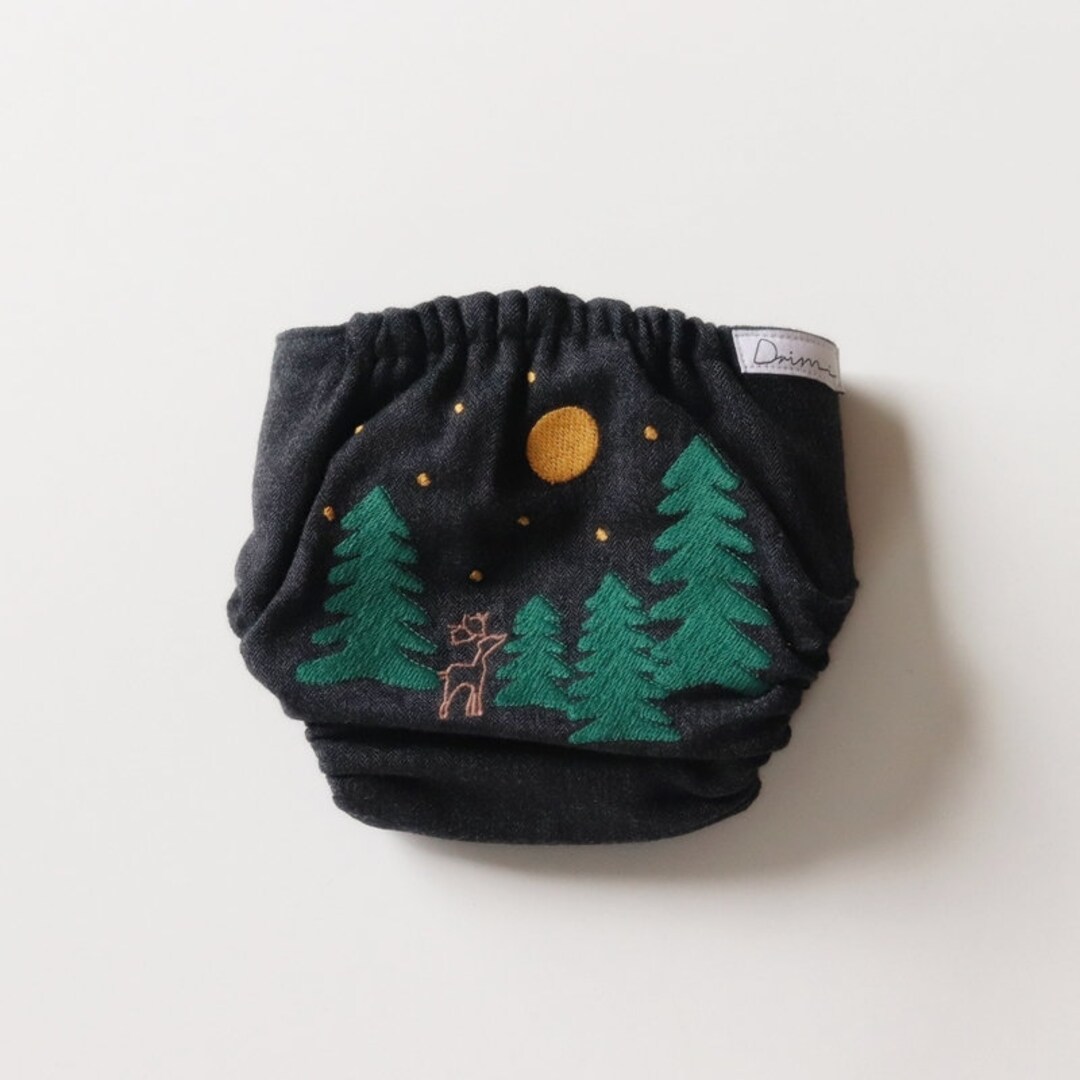 Drimi Wool Diaper Nappy Embroidery Forest Wrap Cover Windel Wolle ...