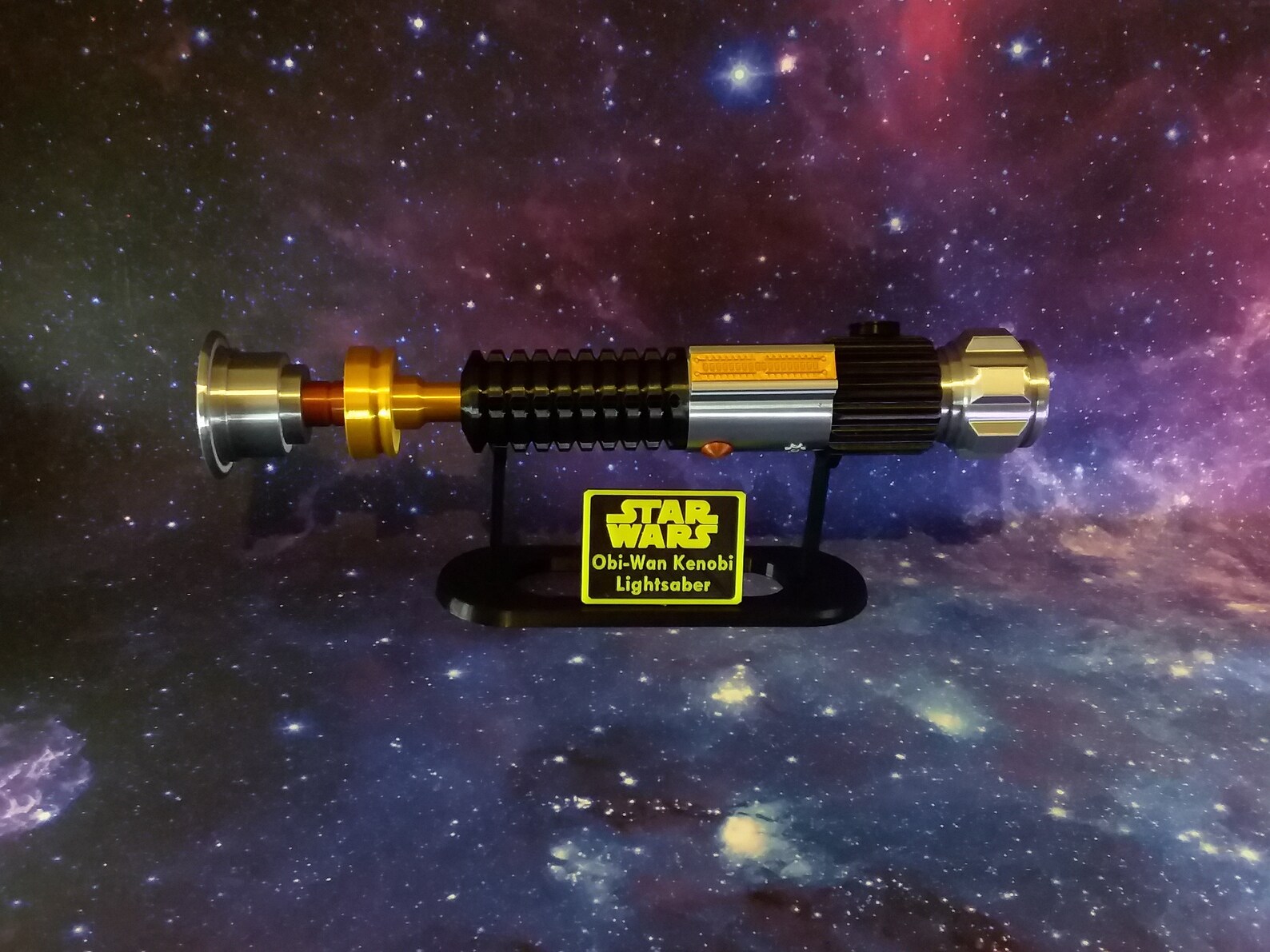Obi-wan Kenobi Lightsaber Hilt & Stand 3d Printed Episode - Etsy