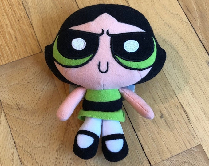 Vintage 2000 Powerpuff Girls Cartoon Network Buttercup Toy Plush - Etsy