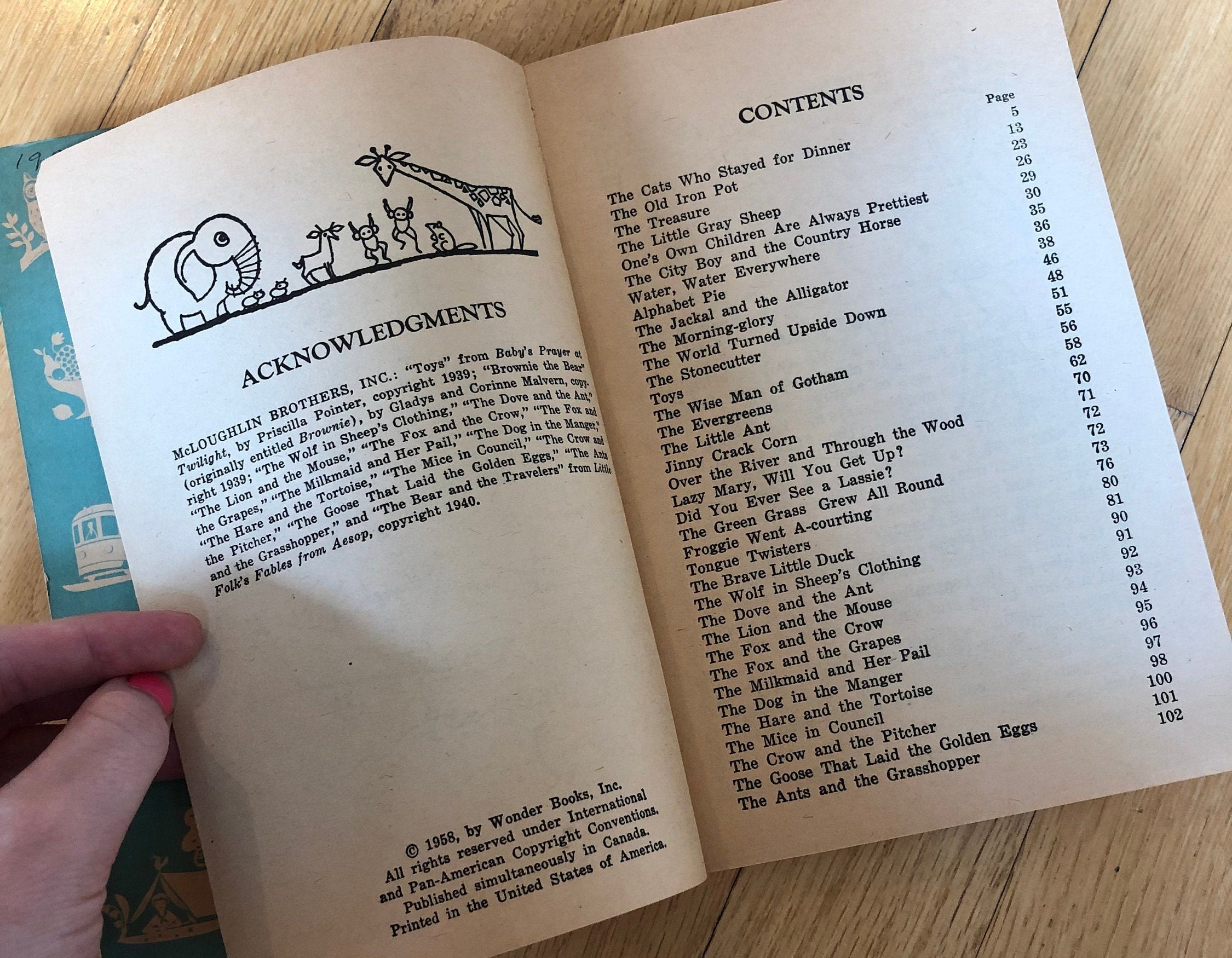 1958 Romper Room Stories Wonder Books Read Aloud Children's Book of ...