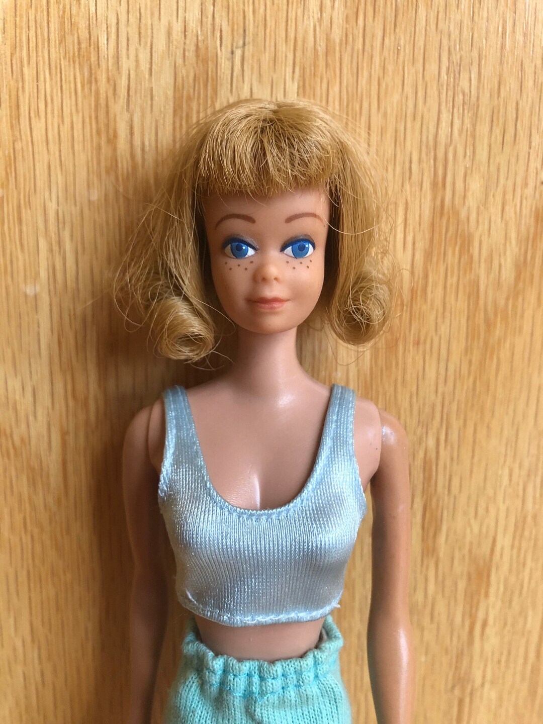 AMAZING RARE Vintage 1958 Barbies Friend Midge Doll Original With Blue ...