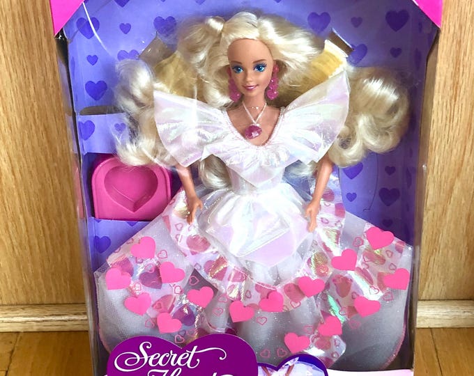 STUNNING 1992 Barbie Secret Hearts New in Original Box Collectible - Etsy