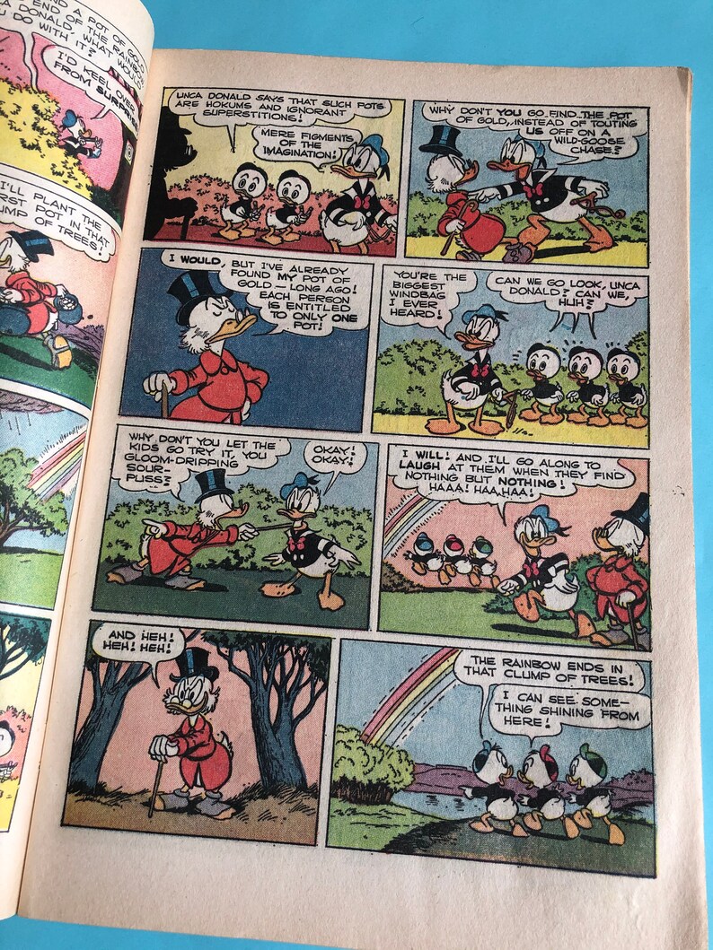 Vintage 1969 Walt Disney Donald Duck Gold Key Comic Books - Etsy