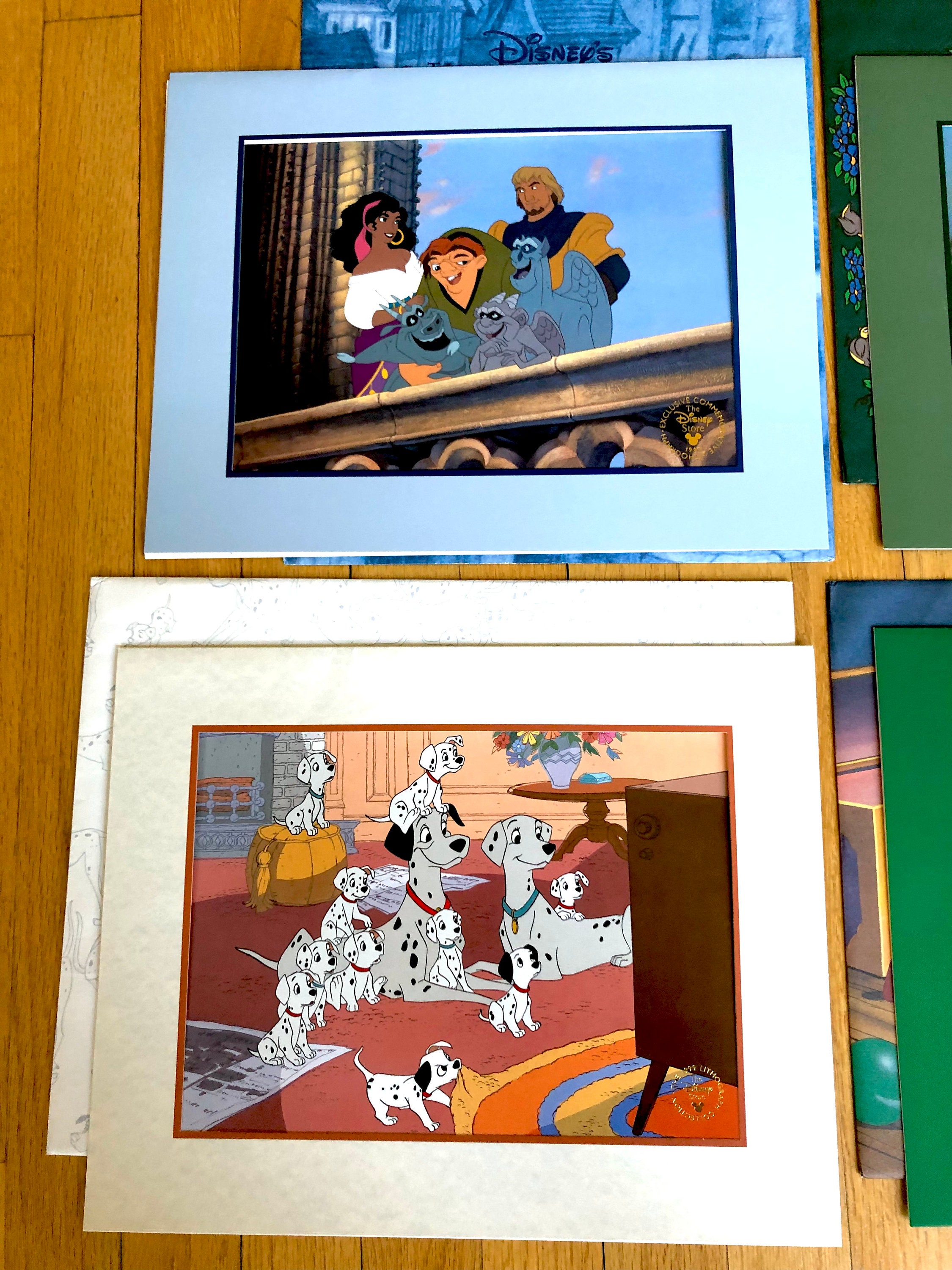 Disney's Collectible Lithograph Printed in the USA Lot of 4 Beauty and ...