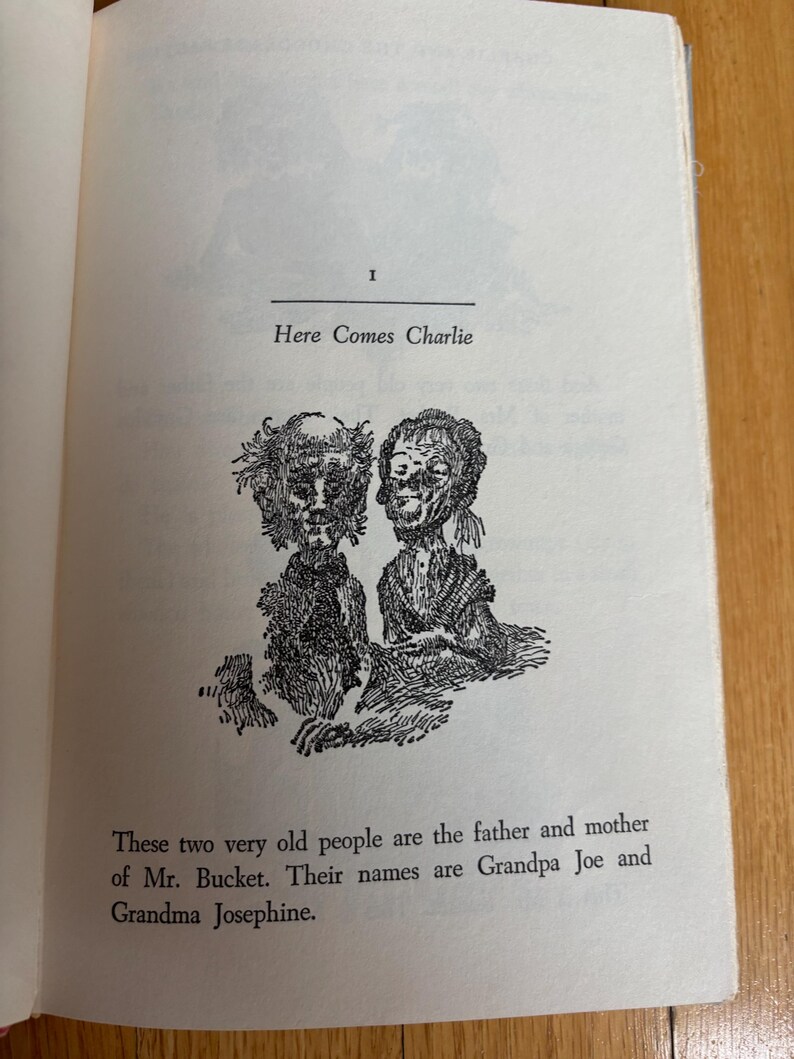 1964 "charlie and the Chocolate Factory" by Roald Dahl Junior Deluxe ...