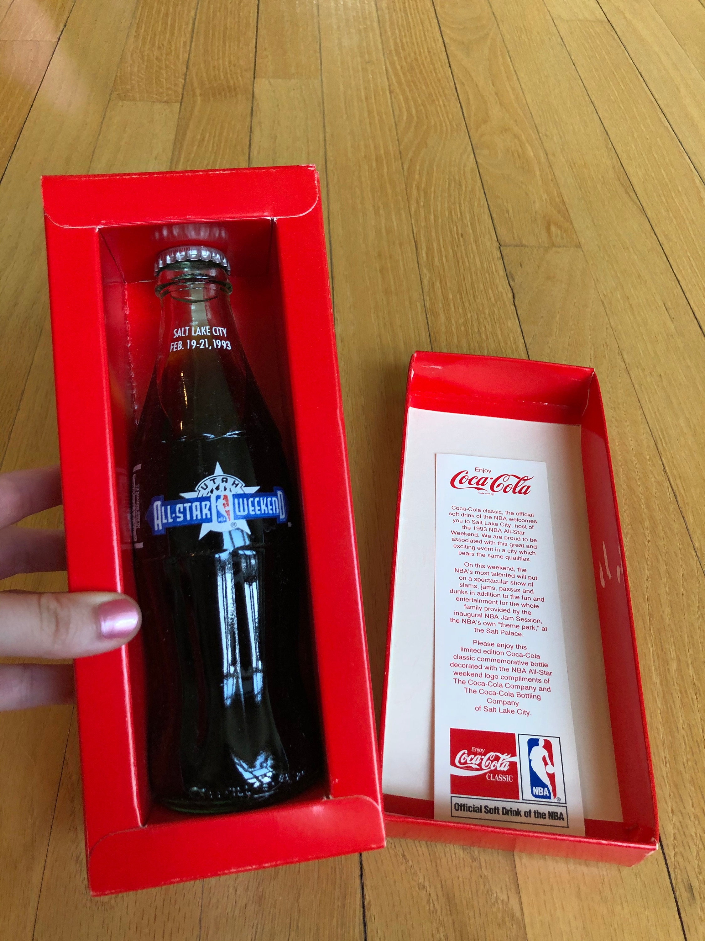 1993 All Star Weekend NBA Coca-cola Bottle New in Box - Etsy
