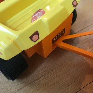 Vintage 1970s BARBIE Mattel Camping Dune Buggy and Trailer Camper Set ...