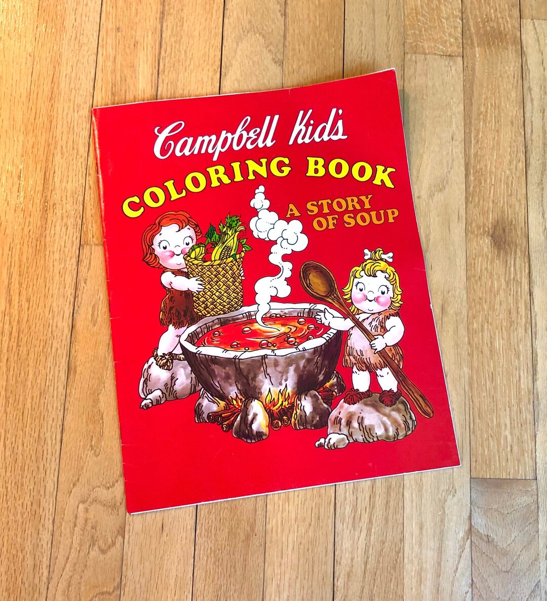 LARGE Like New- Campbell Kids Coloring Book "a Story of Soup" Coloring ...