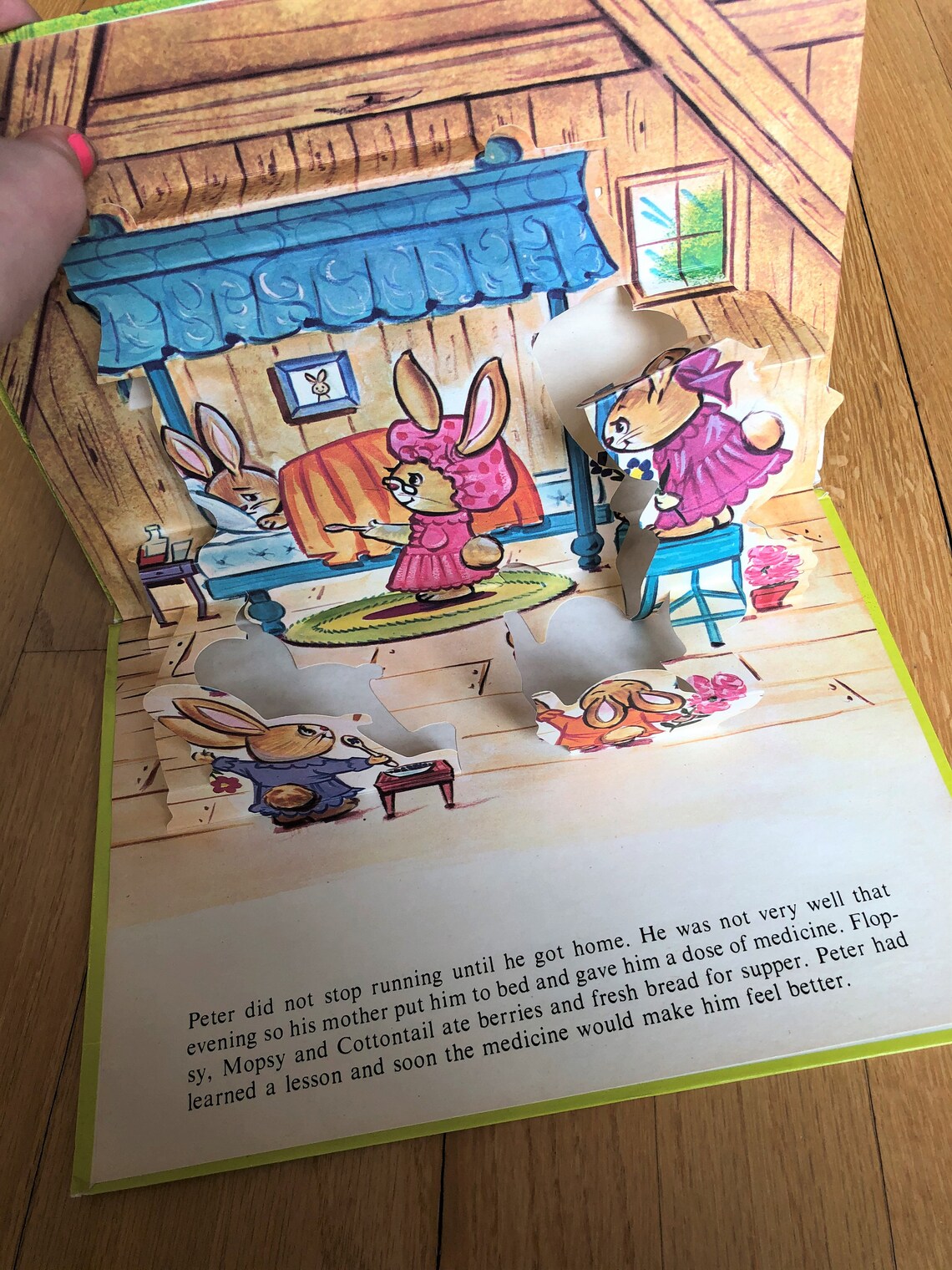 Adorable Vintage peter Rabbit My Favorite Pop up Book - Etsy